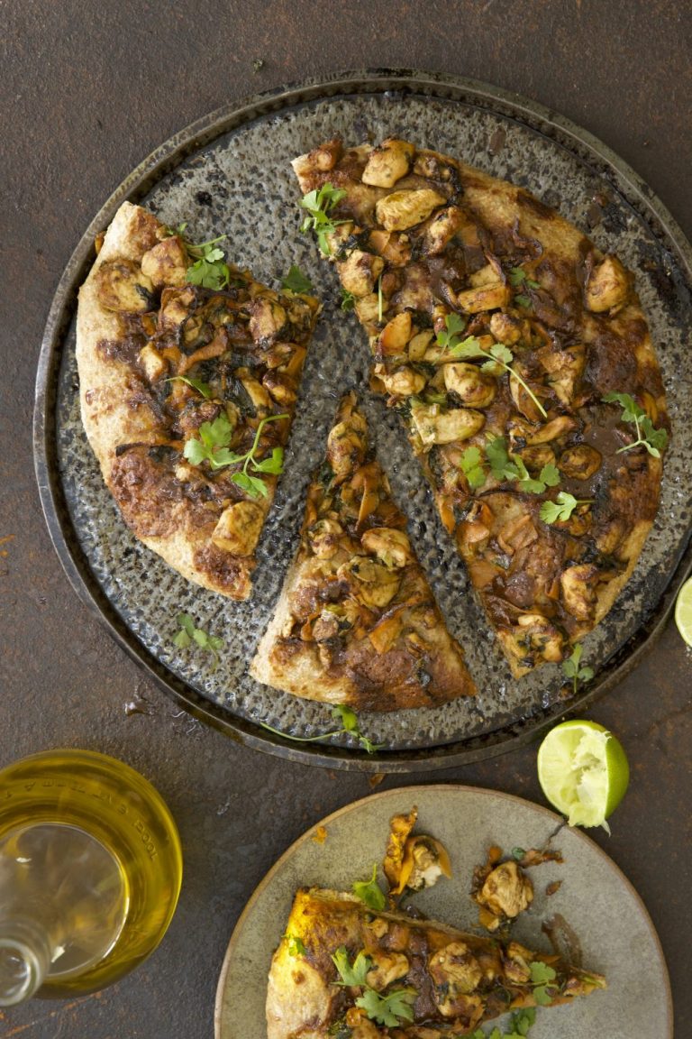 Chicken Satay Sourdough Pizza - The Sourdough School