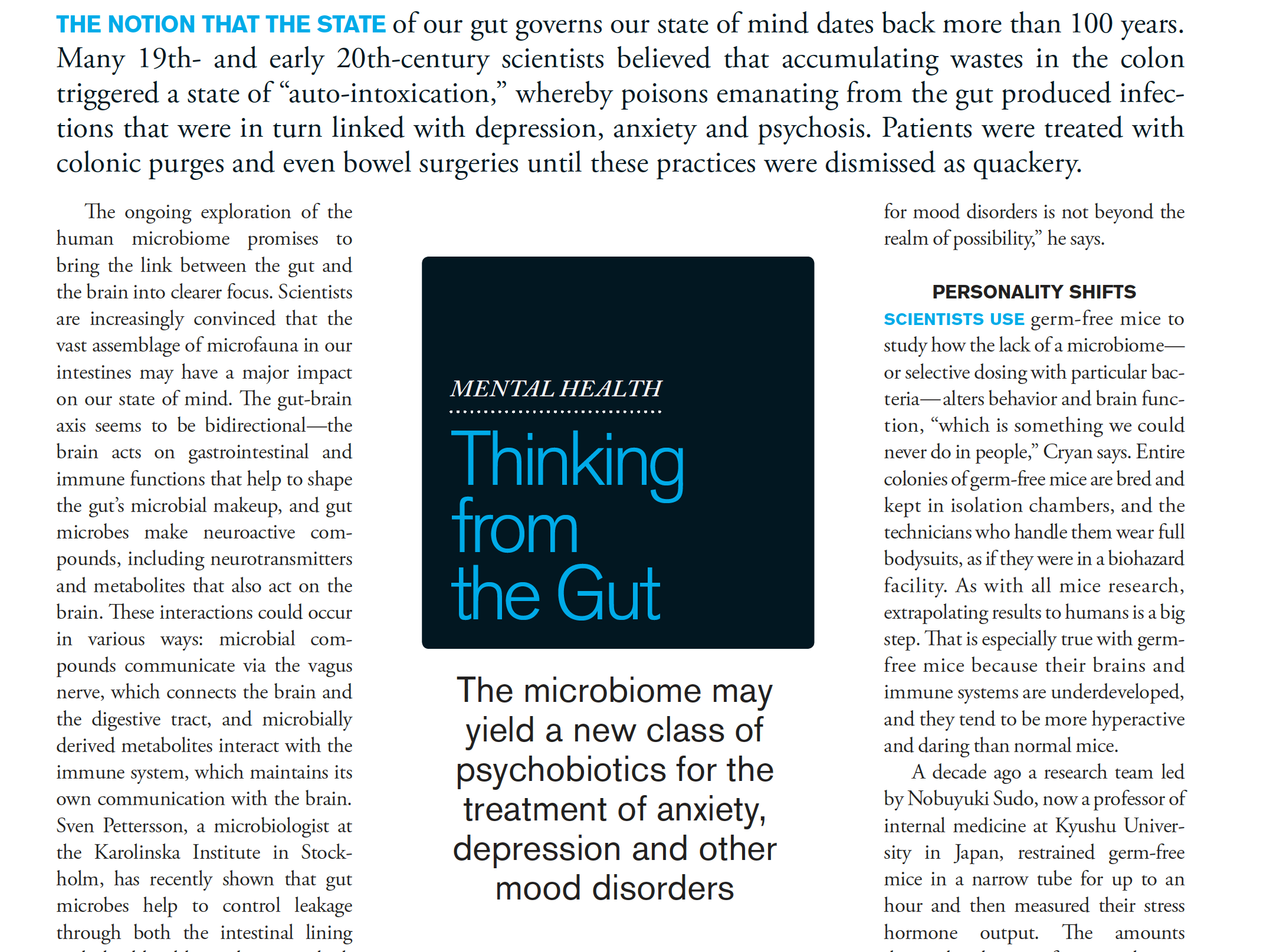 Mental Health: Thinking from the Gut - The Sourdough School