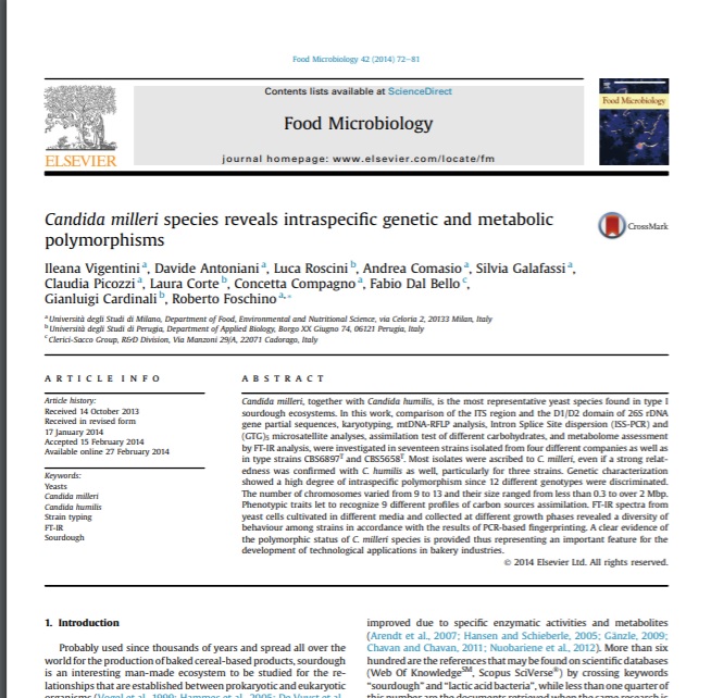 Candida milleri species reveals intraspecific genetic and metabolic ...