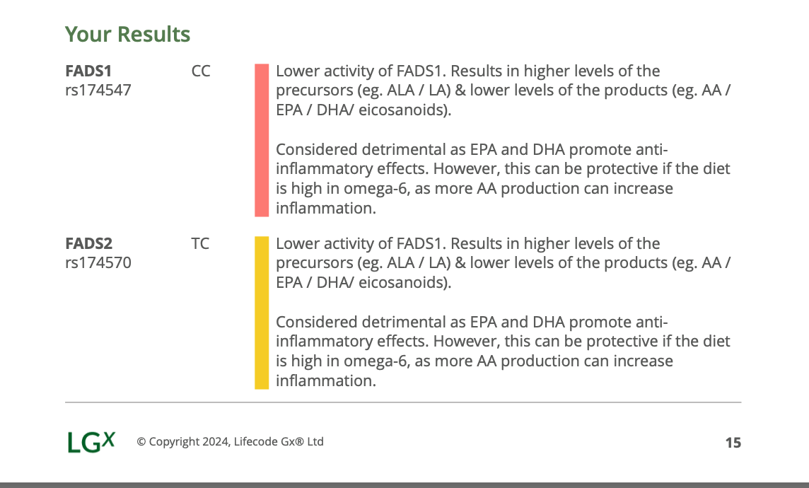lecture - ESSENTIAL FATTY ACIDS AND THE FADS GENES - The Sourdough School